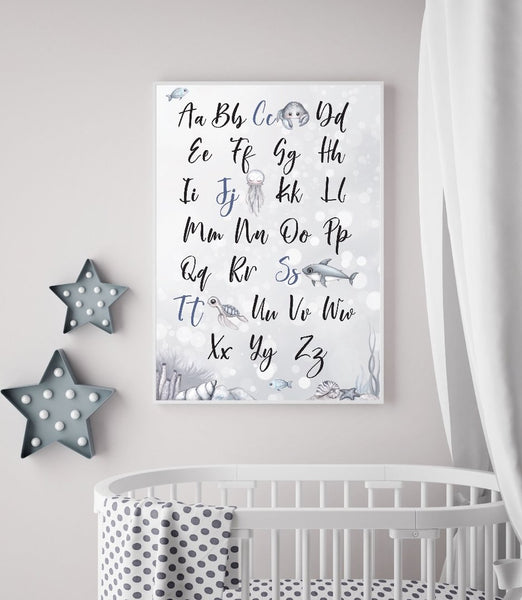 Nautical Alphabet Poster – Little Dottie