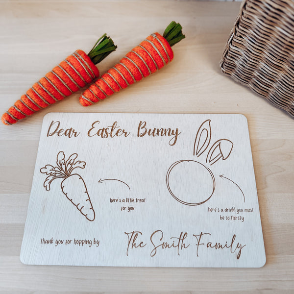 Personalised Easter Bunny Board – Little Dottie
