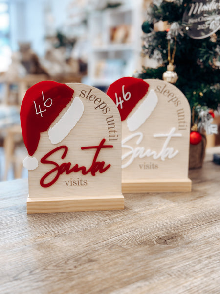 Wooden Christmas Countdown Stand – Little Dottie