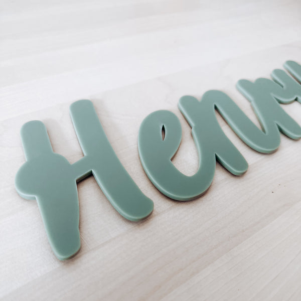 Custom Name Plaque | Acrylic – Little Dottie